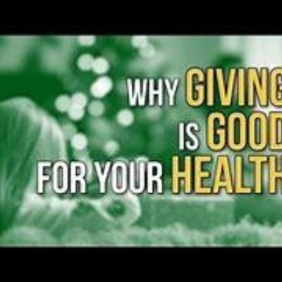 Why Giving Is Good for You - Shalom Counselling Centre